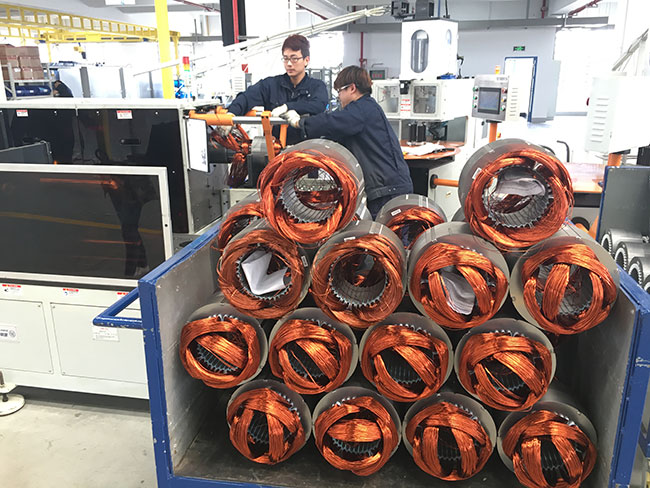 Motor Stator Coil Servo Winding Inserting Machine With Wedge