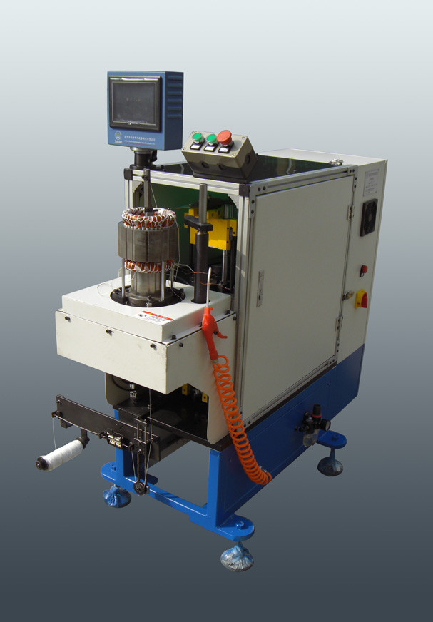 SMT Fan Motor Stator Coil Slot Winding Lacing Machine PLC programming