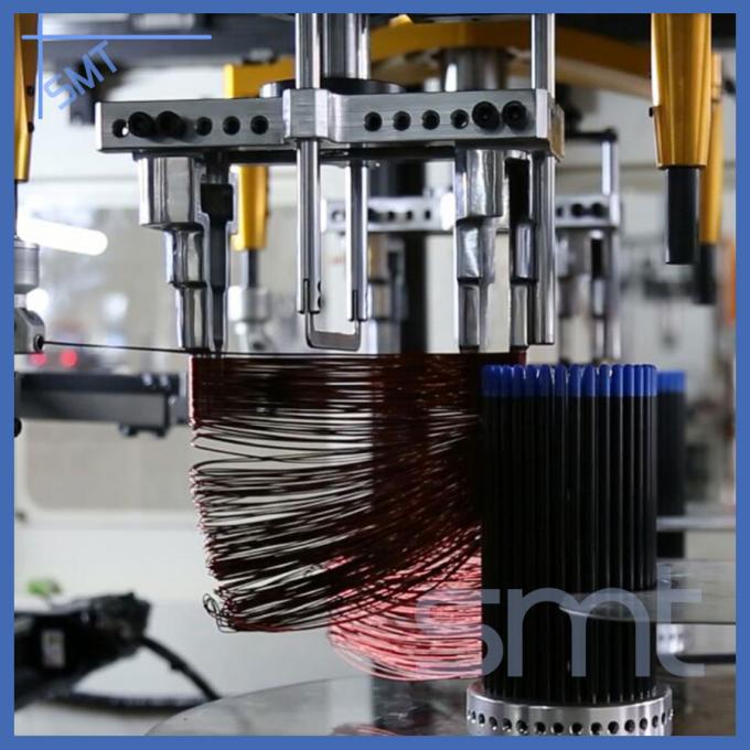 Automatic Stator Coil Copper Wire Making Machine With Mitsubishi Servo ...